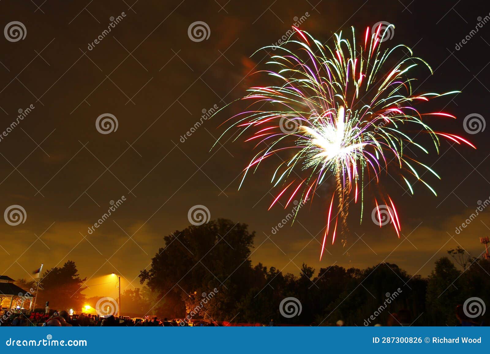 Freedom Celebration Fireworks, June 26, 2022, Westerville, Ohio Stock ...