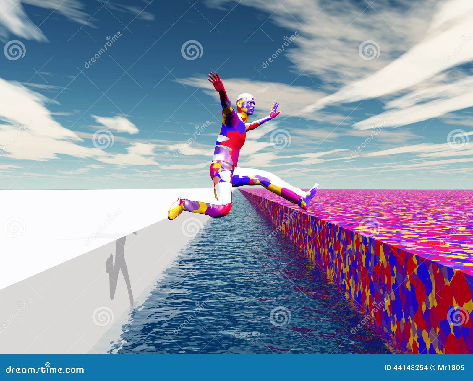 Freedom stock illustration. Illustration of colors, emotion - 44148254