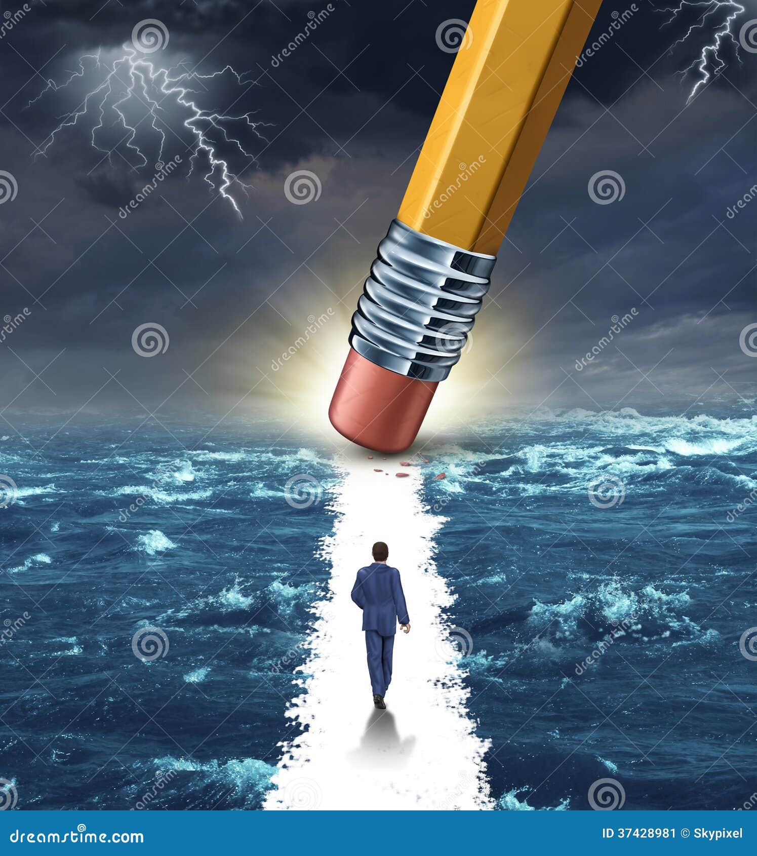 Freedom Concept. Ladder Leading To A Better Place Stock Photo ...