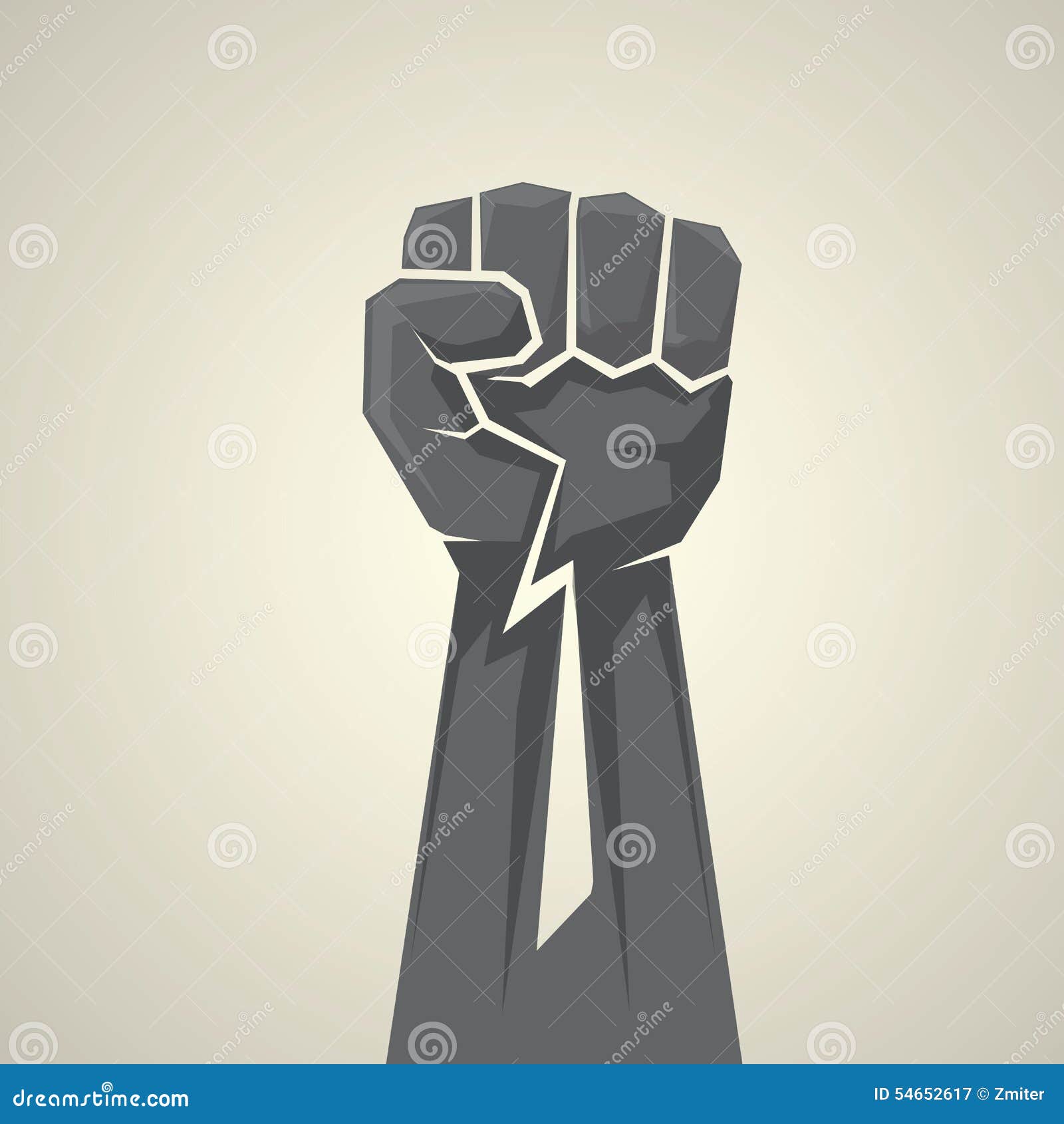 Fist Icon. Protest Concept. Empowerment Icon. Fist Clenched Symbol ...