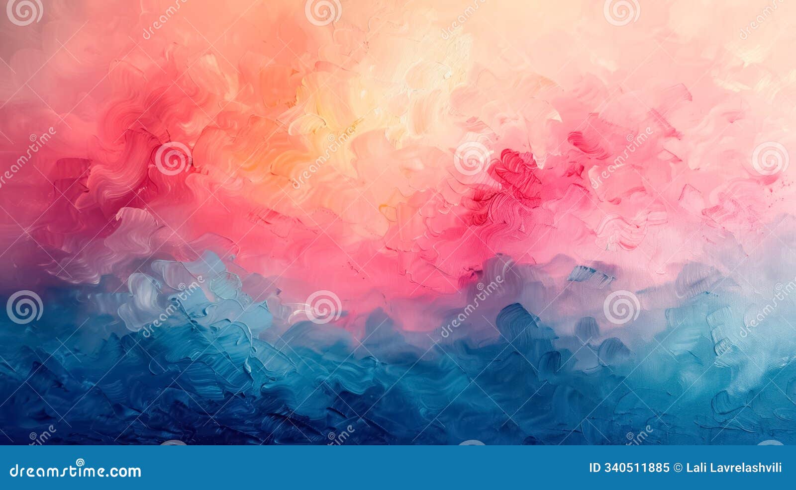 Freedom and Escape, Abstract Painting Stock Illustration - Illustration ...