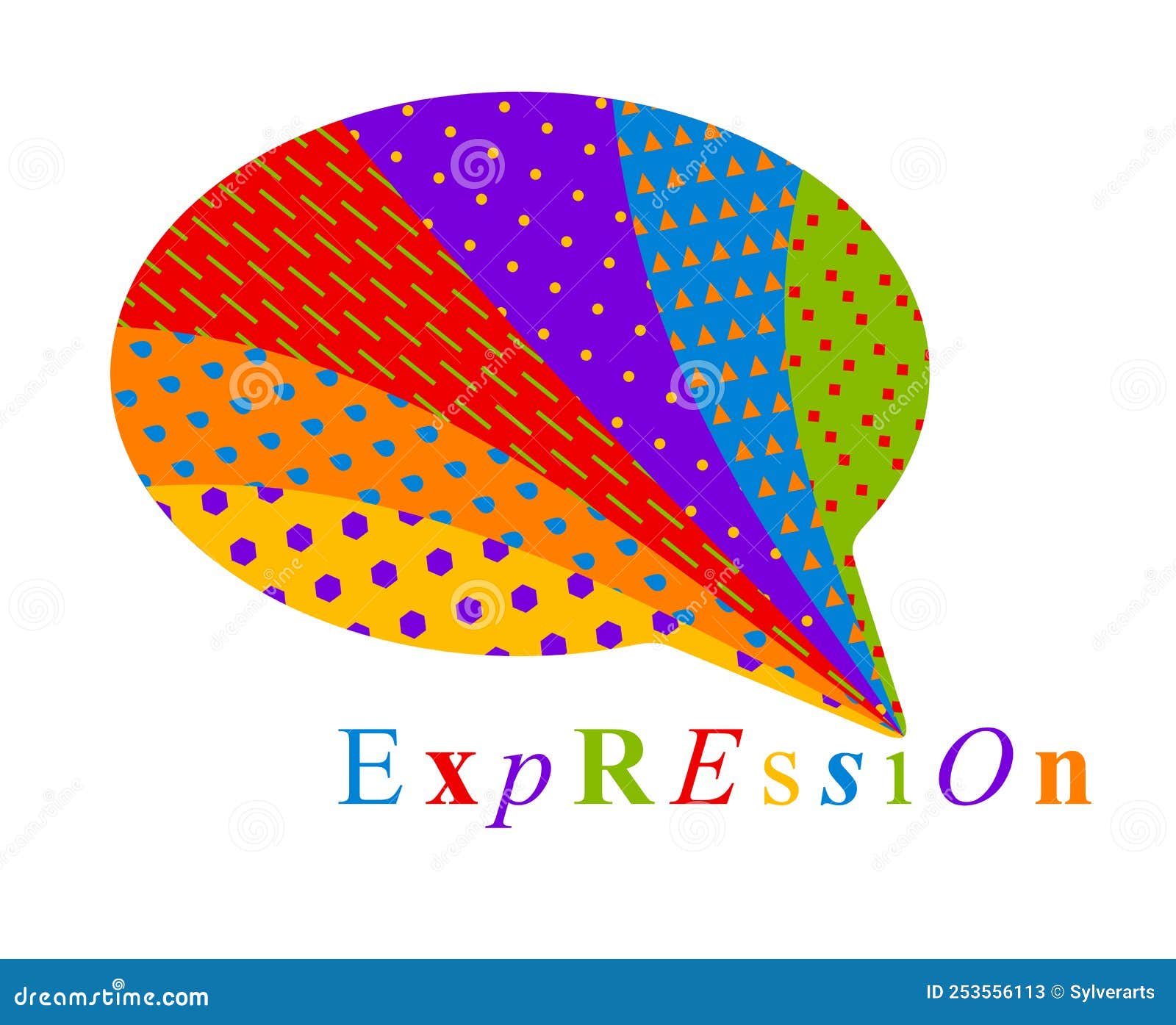 Freedom Of Expression Vector Concept Shown With Speech Bubble In A ...