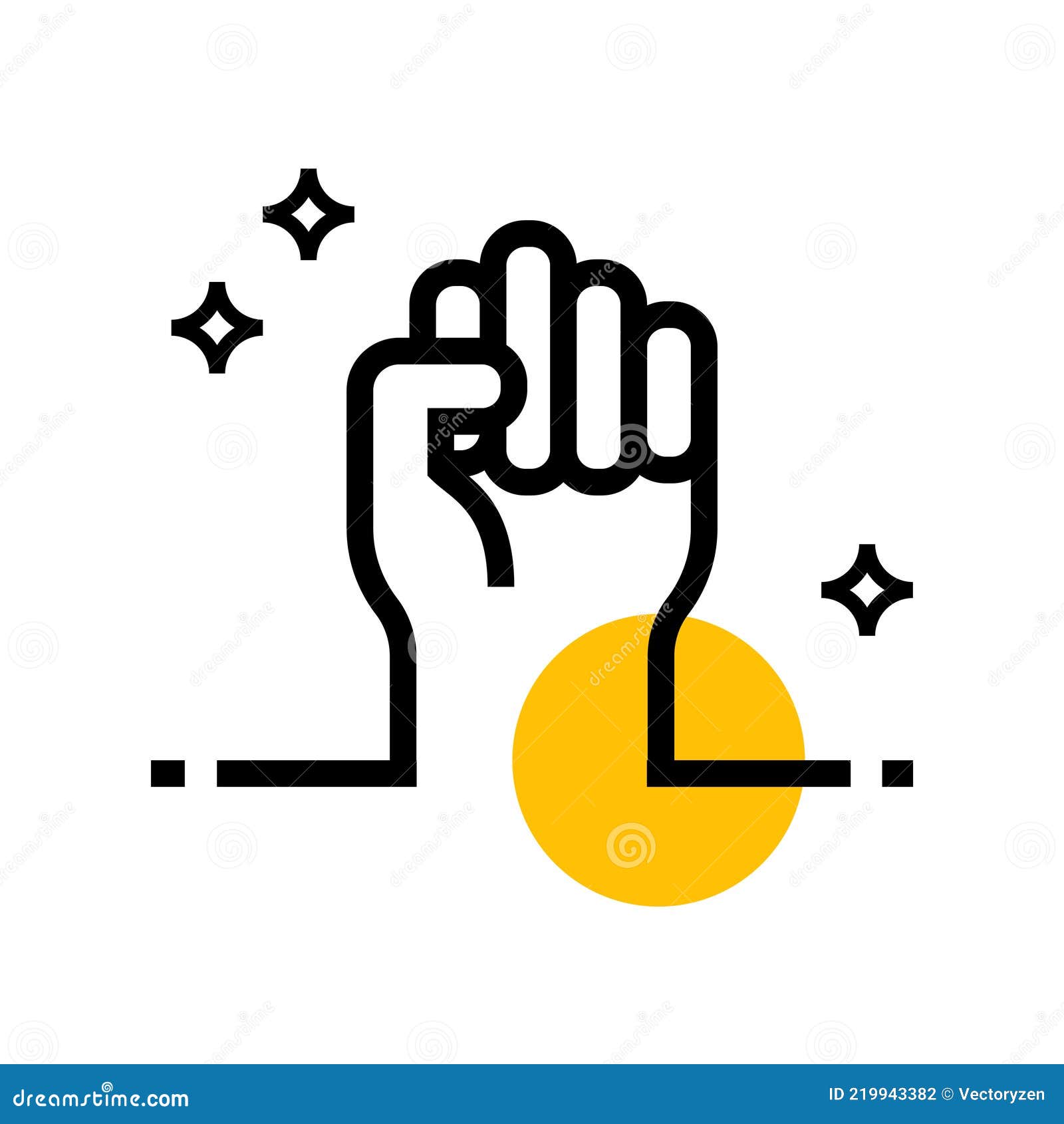 Freedom Hand Vector Icon Design Stock Vector - Illustration of logo ...
