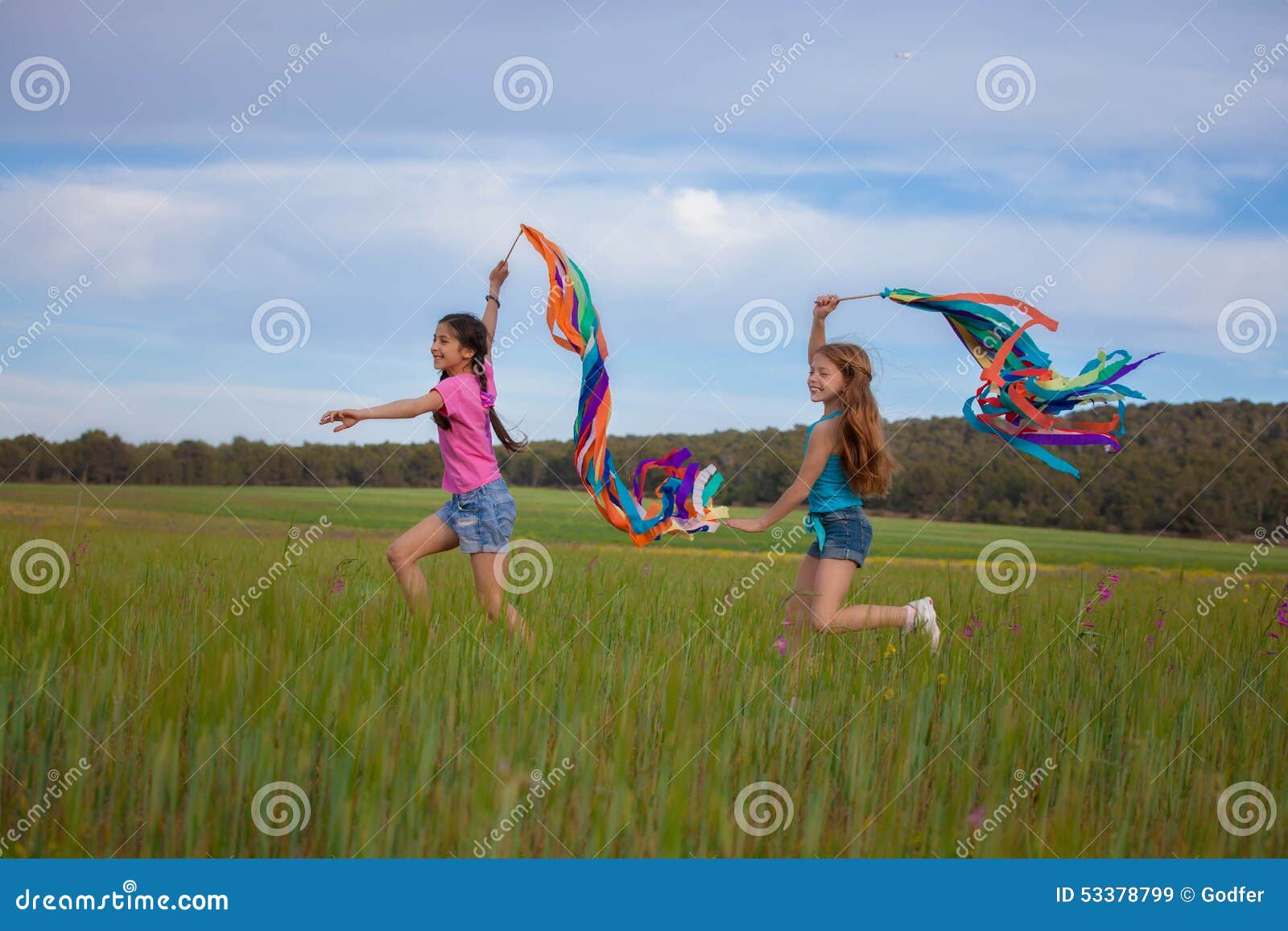 Freedom, Healthy Summer Kids Stock Image - Image of carefree, exercise ...