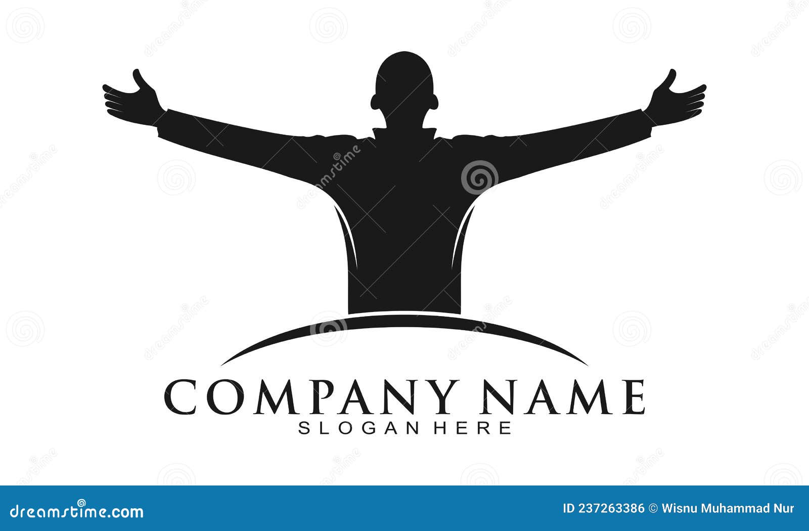 Freedom Human Illustration Vector Logo Stock Illustration ...