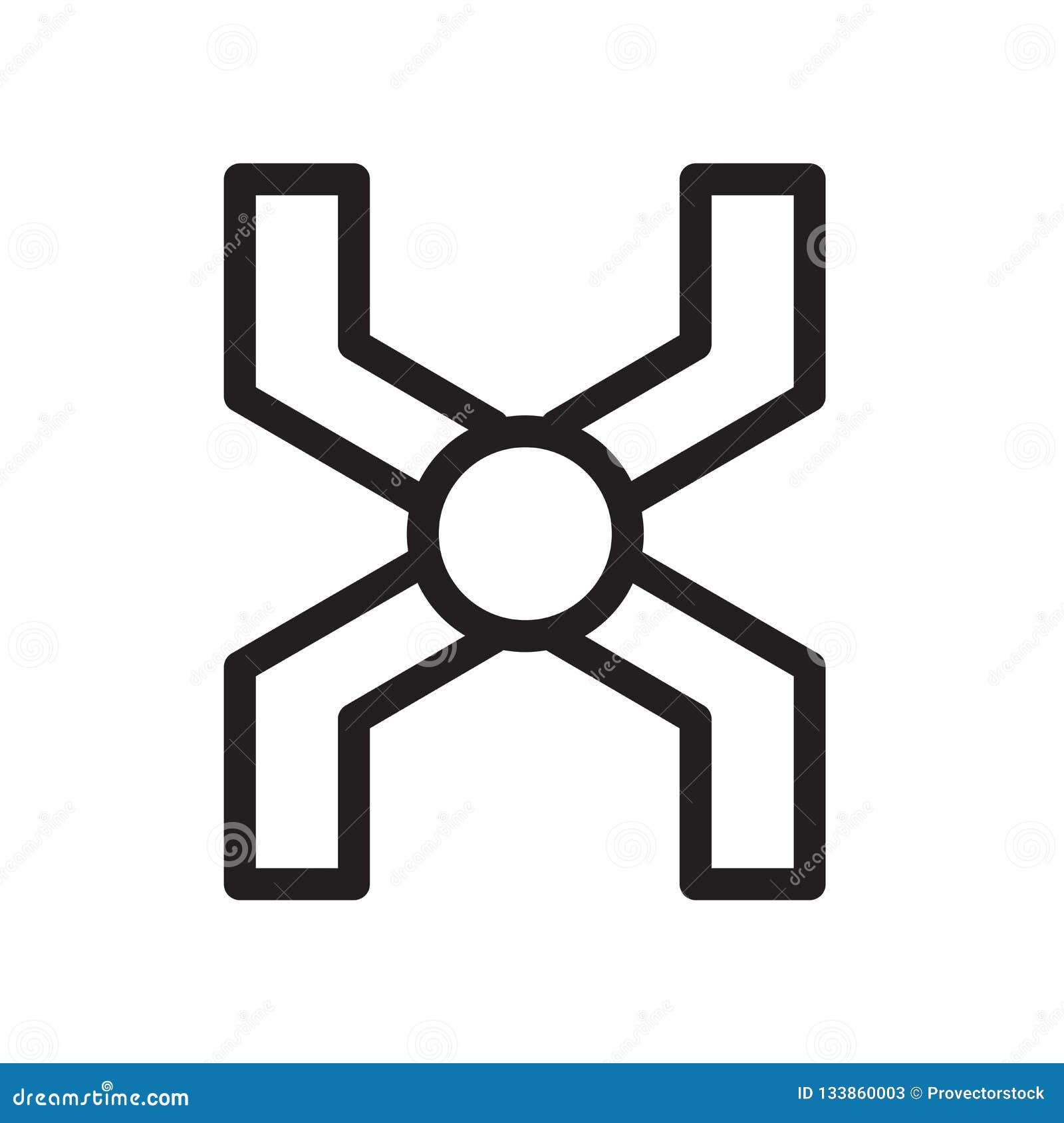 Freedom Icon Isolated on White Background Stock Vector - Illustration ...