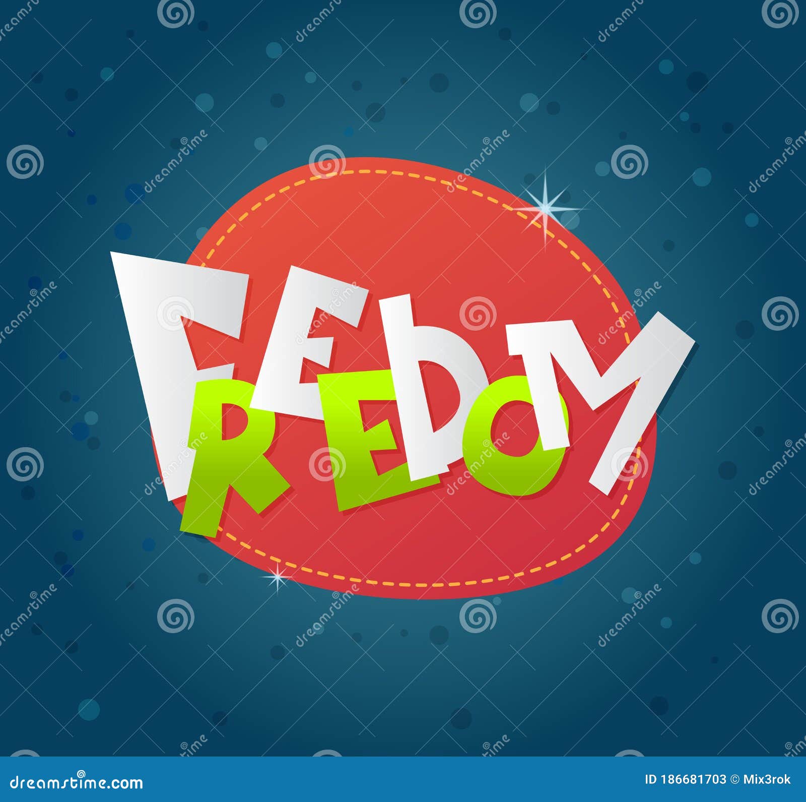 Freedom Logo. Vector Flat Design Illustration Stock Vector ...