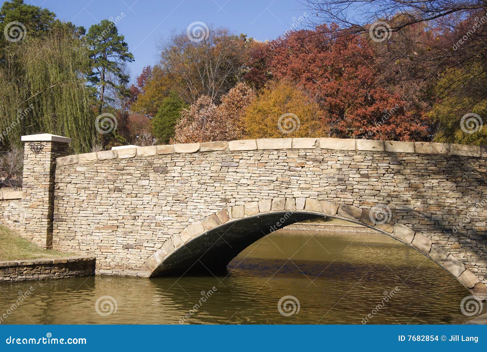 Freedom Park Bridge stock photo. Image of skies, autumn - 7682854