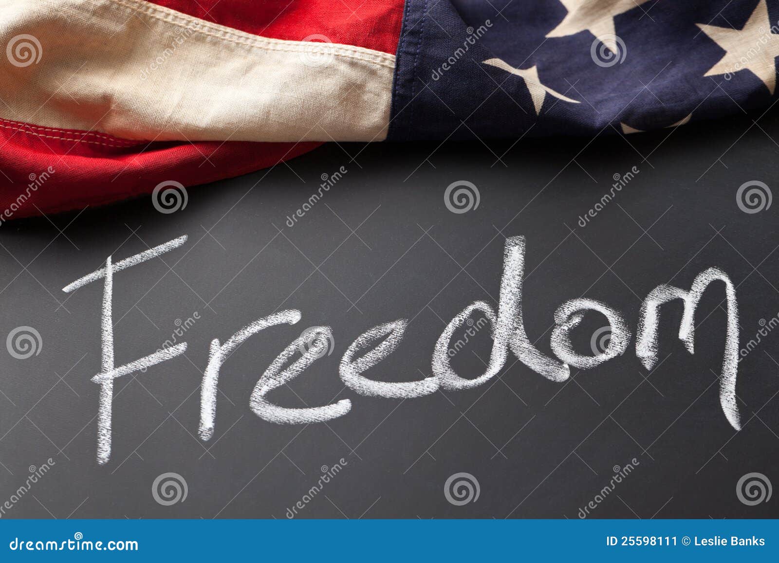 Freedom sign stock image. Image of flag, blue, stripes - 25598111