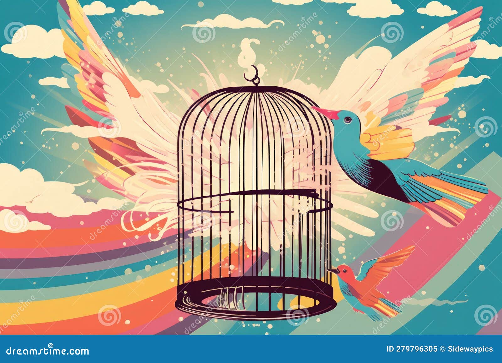 Freedom of Speech - Generative AI Stock Illustration - Illustration of ...