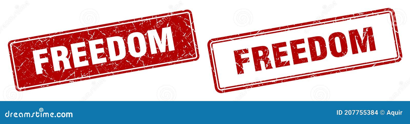 Freedom Stamp Set. Freedom Square Grunge Sign Stock Vector ...