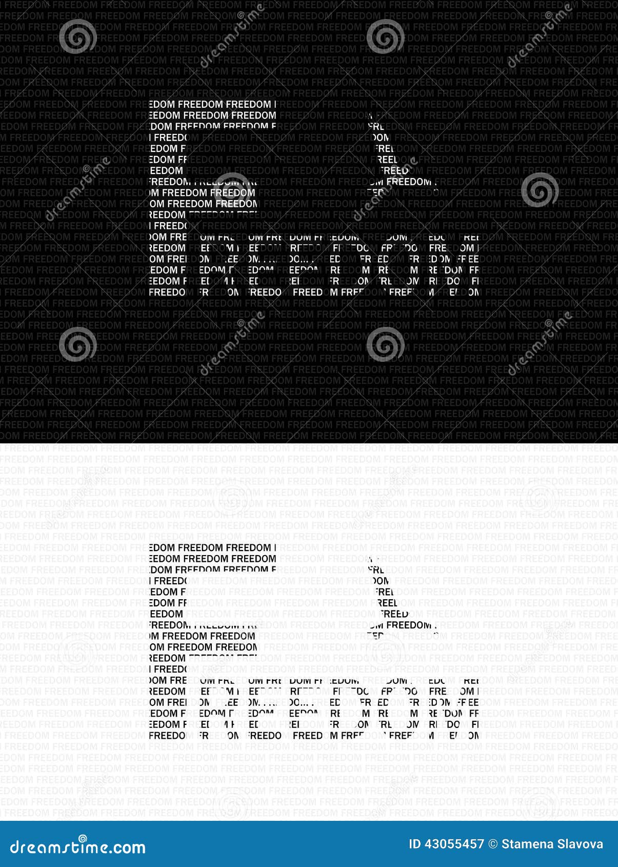 Freedom Text Logo Artwork Typography Design Cartoon Vector ...
