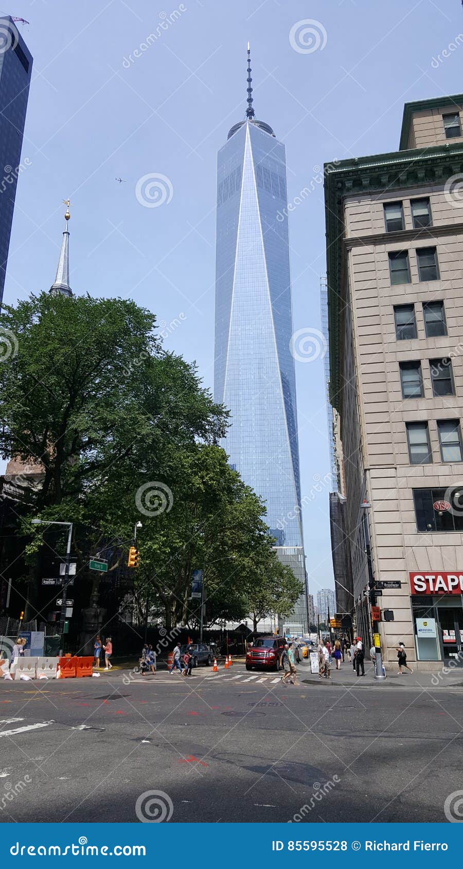 Freedom editorial stock photo. Image of manhatten, tower - 85595528
