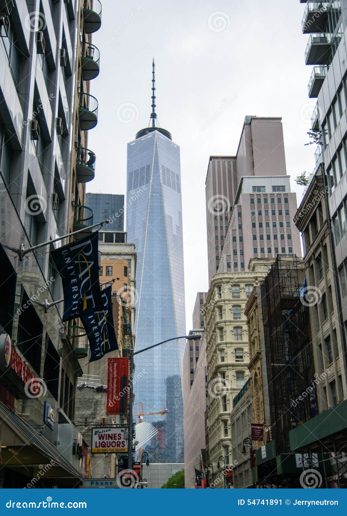 Freedom Tower in New York editorial photo. Image of skyline - 54741891