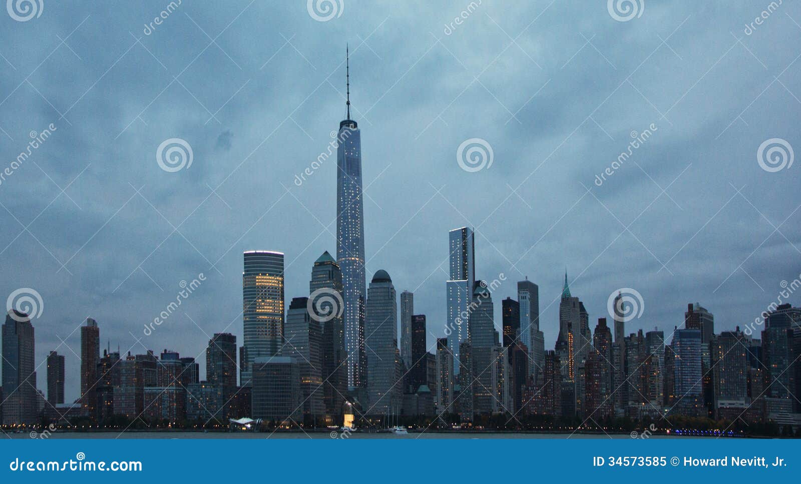 Freedom tower NYC. stock image. Image of manhattan, horizontal - 34573585