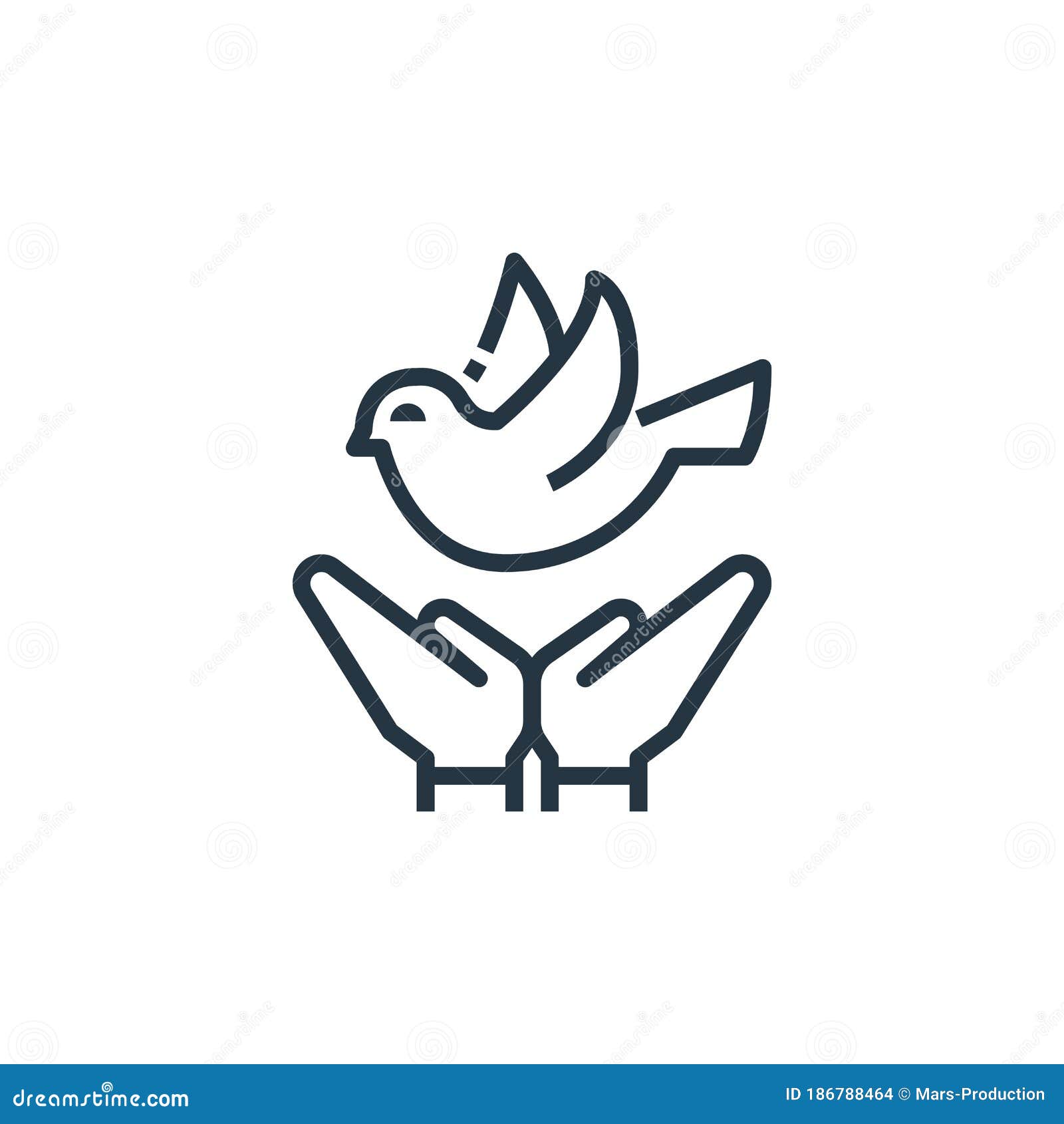 Freedom Vector Icon. Freedom Editable Stroke. Freedom Linear Symbol for ...