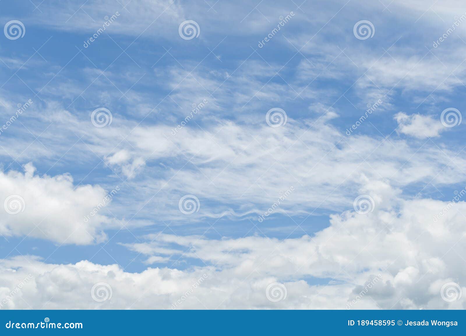 Freedom White Clouds in the Blue Sky for Nature Background Stock Image ...