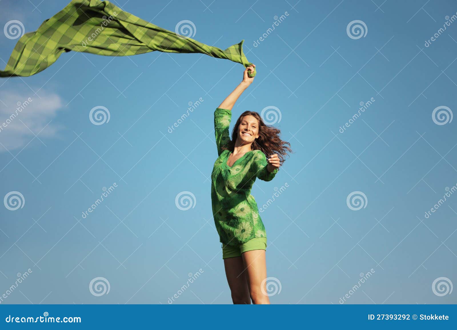 Freedom woman stock photo. Image of outdoors, color, spring - 27393292