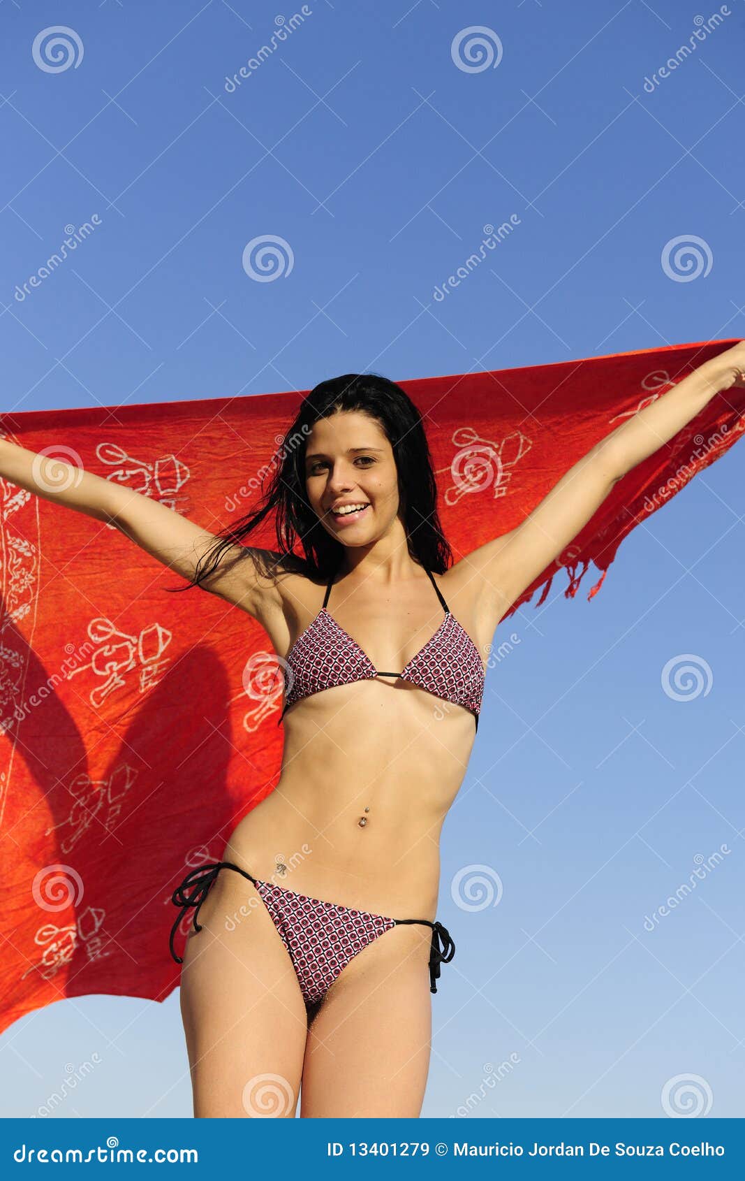 Freedom: woman on beach stock image. Image of freedom - 13401279 Freedom: woman on beach stock image. Image of freedom - 13401279