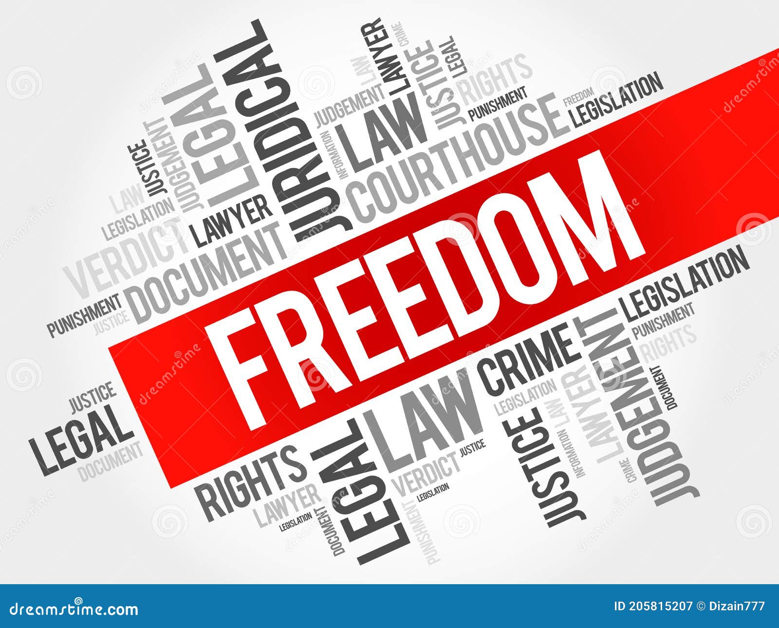 Freedom word cloud stock illustration. Illustration of equality - 205815207