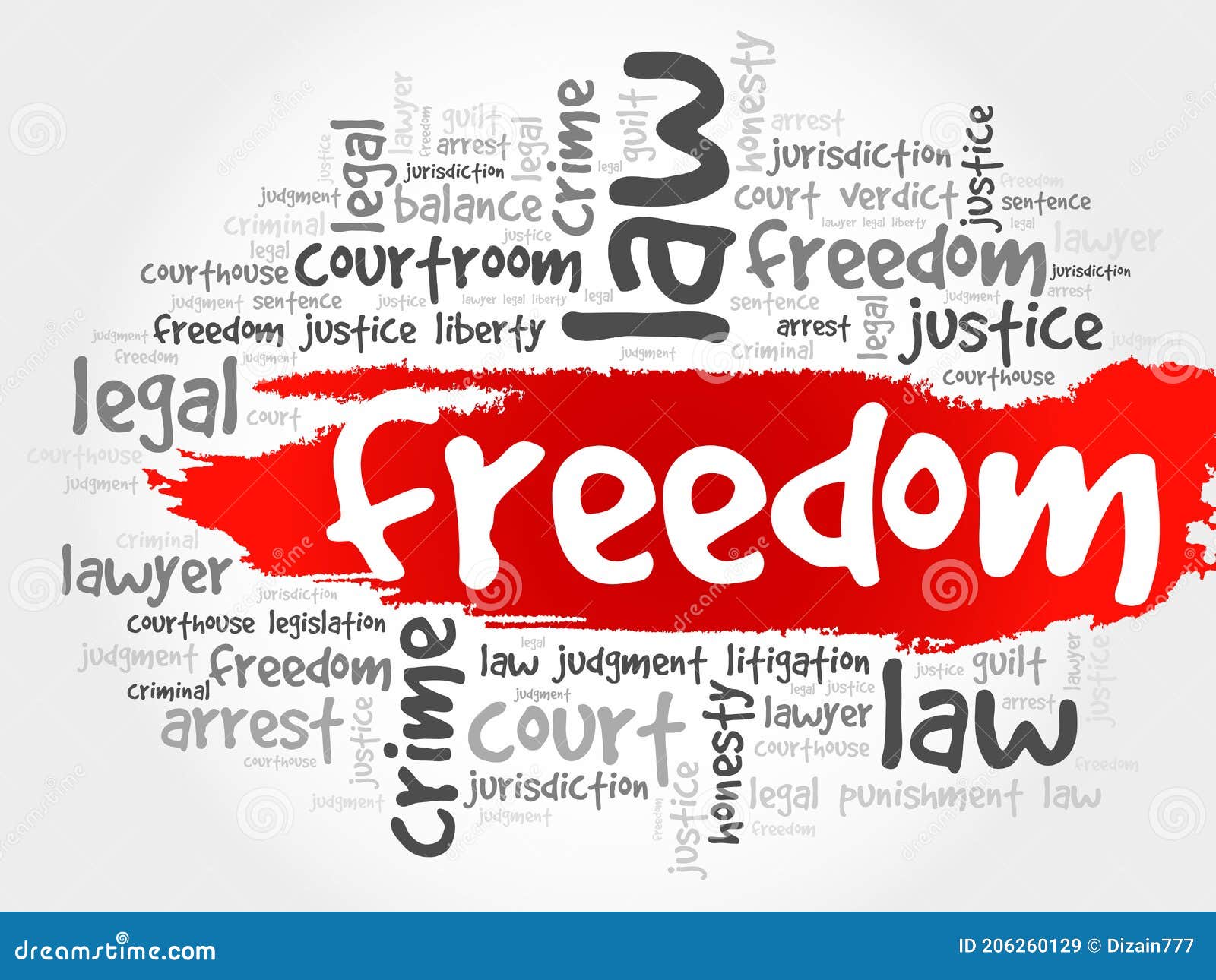 Freedom word cloud stock illustration. Illustration of decision - 206260129