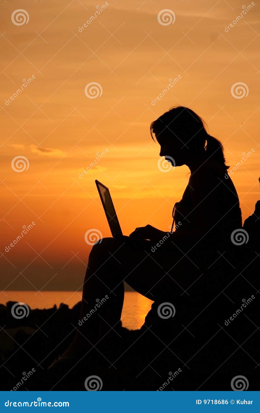 Freedom at work stock photo. Image of female, urban, adult - 9718686