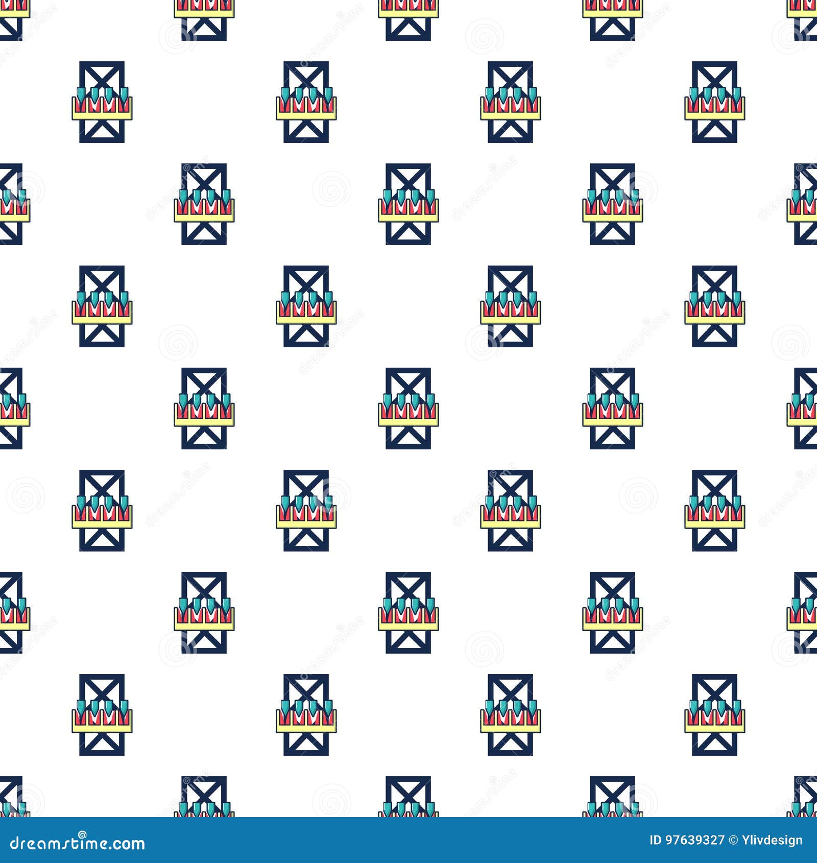 Freefall Attraction Icon, Cartoon Style | CartoonDealer.com #121299705