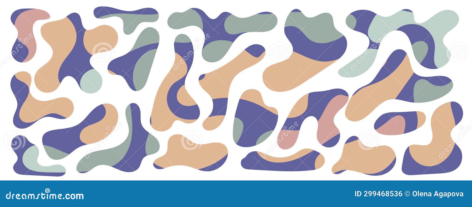 Freeform Blob Shapes. Abstracts Amoeba Shapes, Freeform Organic ...