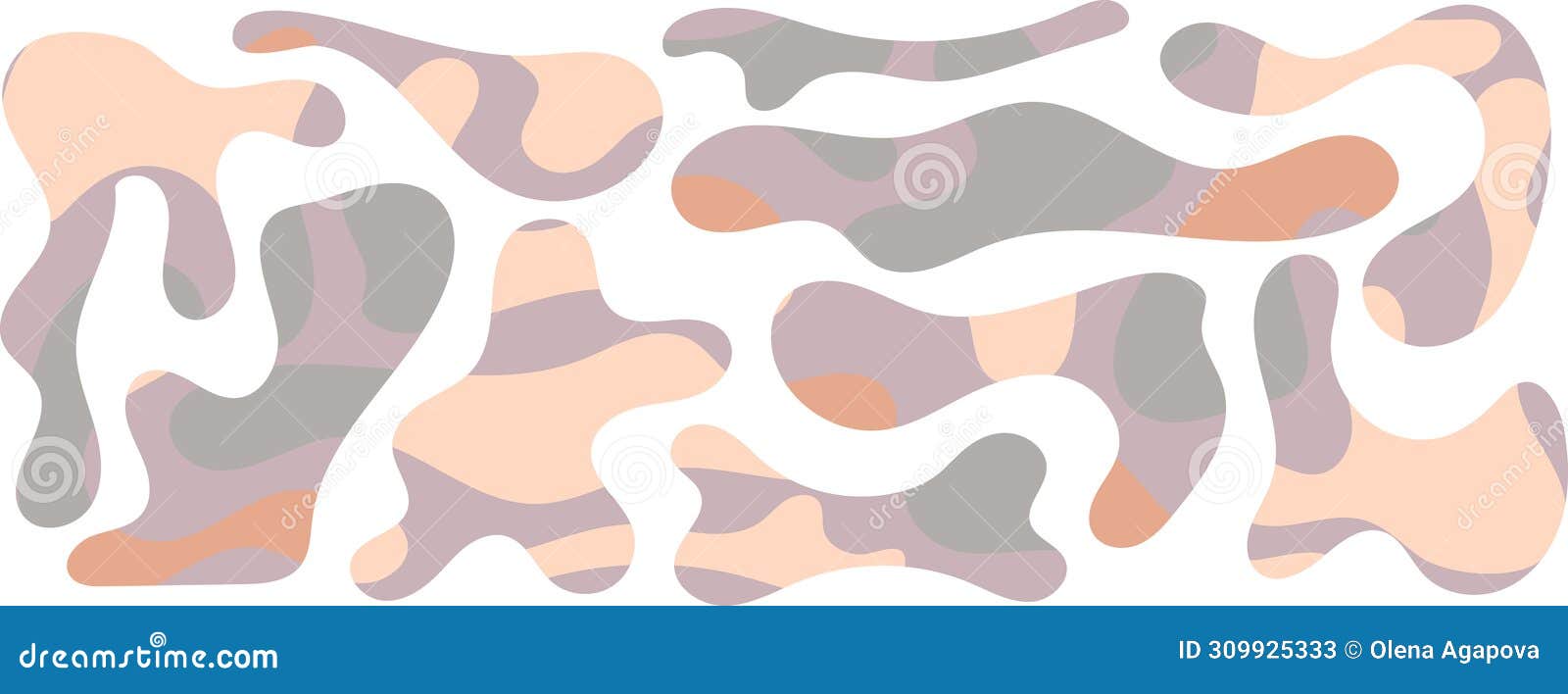 Freeform Blob Shapes. Abstracts Amoeba Shapes, Freeform Organic ...