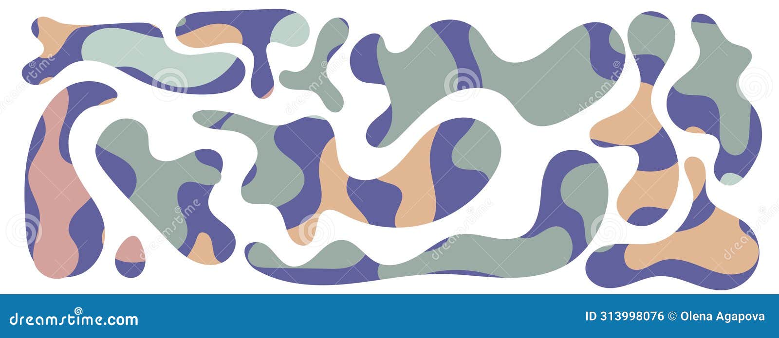 Freeform Blob Shapes. Abstracts Amoeba Shapes, Freeform Organic ...