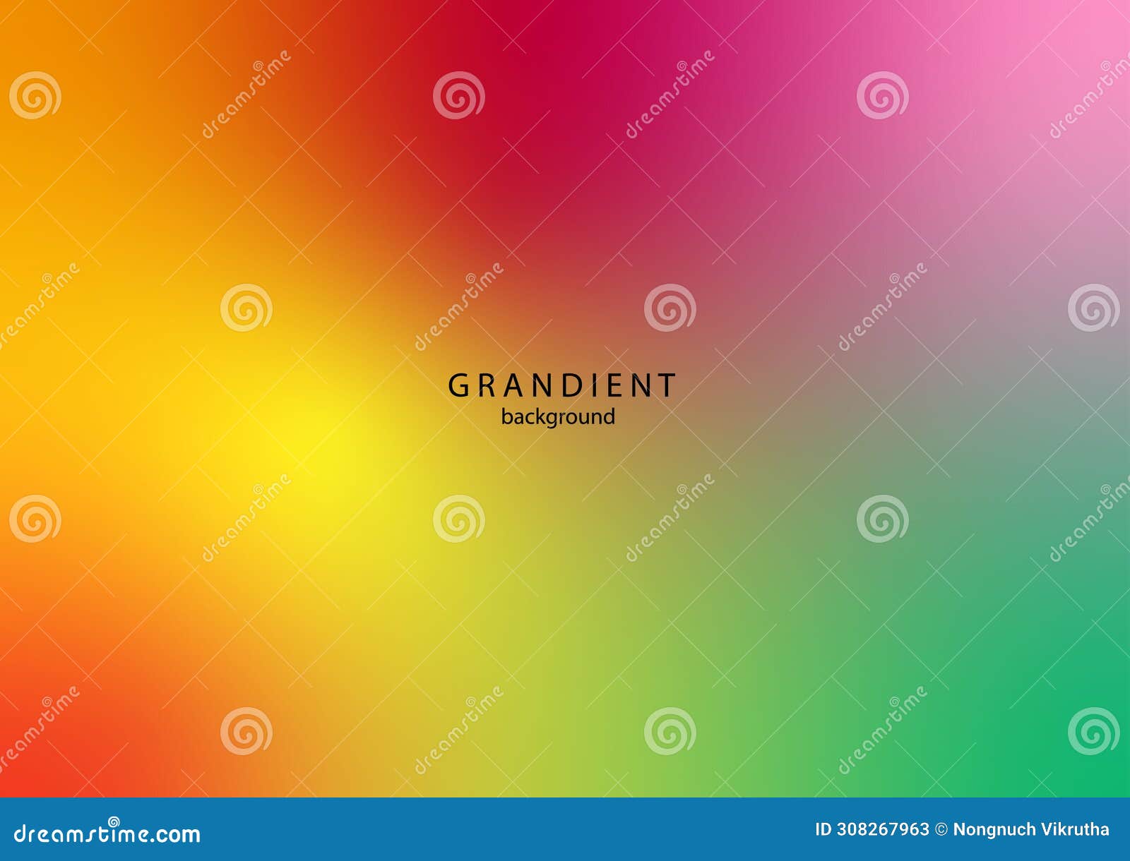 Freeform Gradient. Holographic Abstract Colorful Background. Spectrum ...