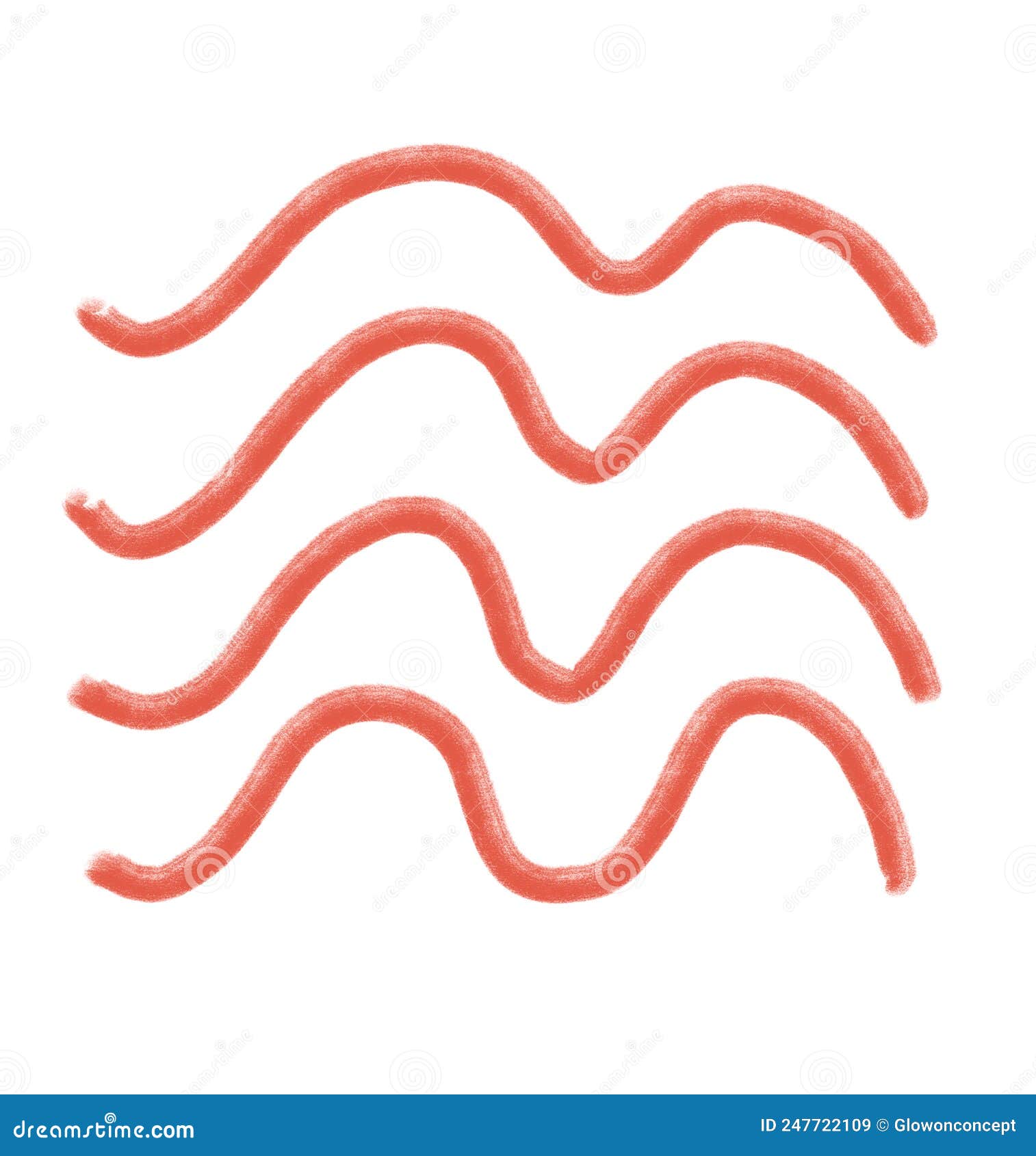 Freeform Hand Doodle Freehand Line and Shape Sketch Stock Illustration ...