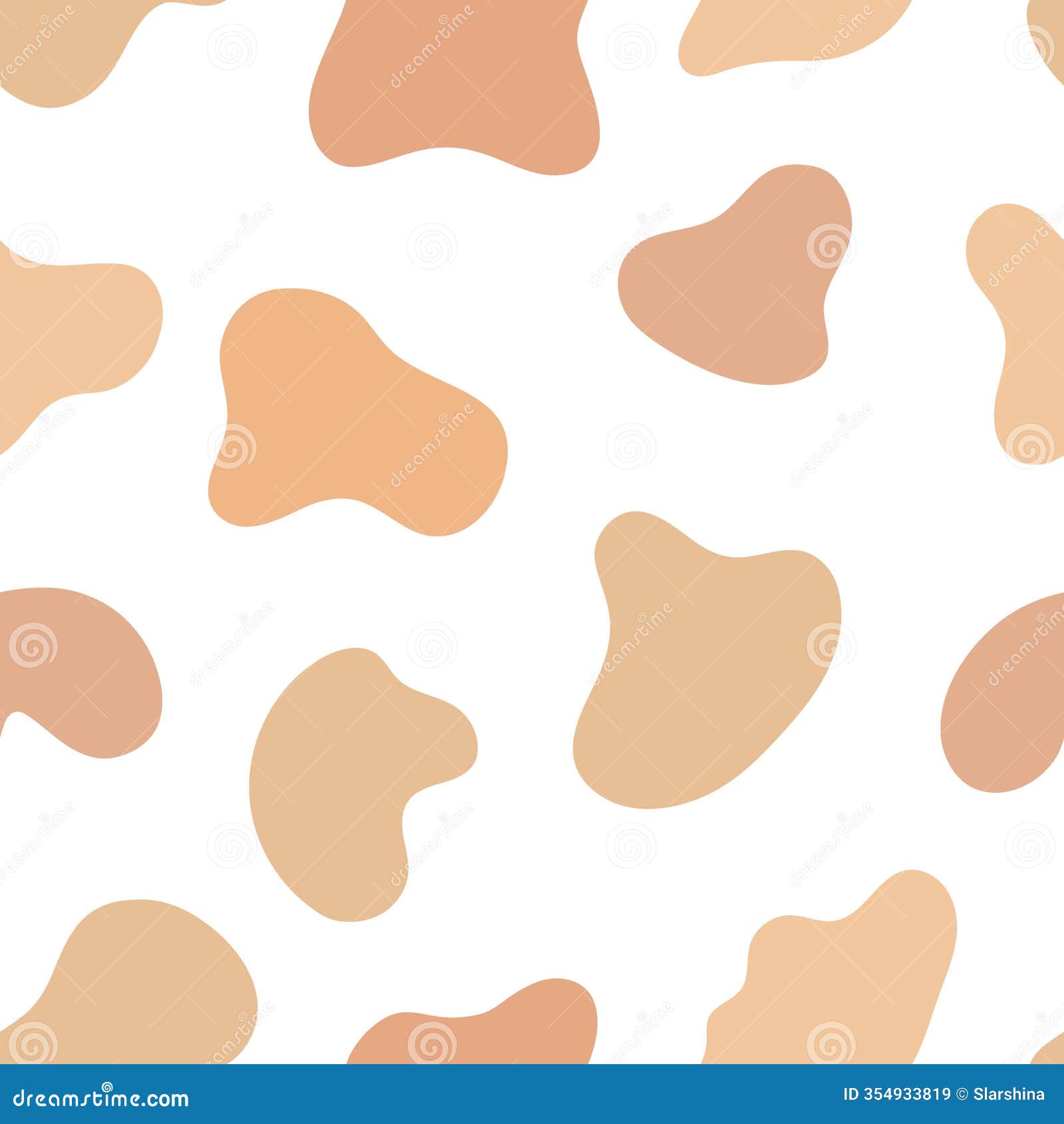 Freeform Shape. Seamless Pattern with Abstract Colorful Organic Liquid ...