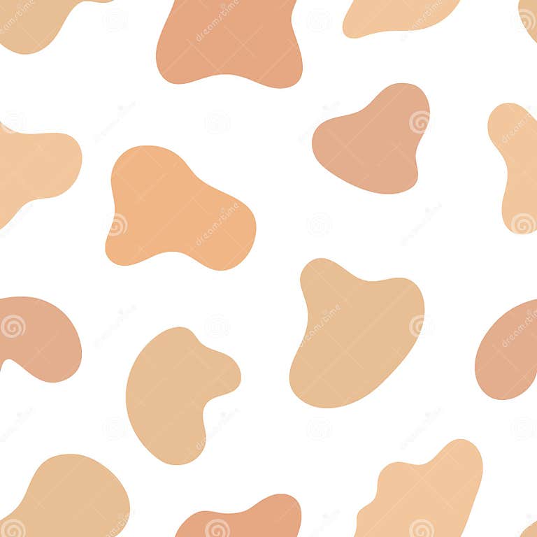 Freeform Shape. Seamless Pattern with Abstract Colorful Organic Liquid ...