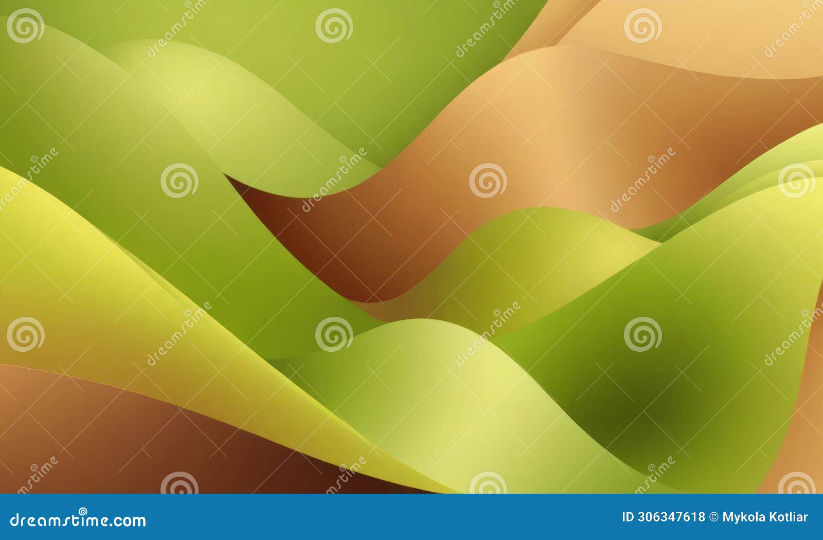 Freeform Shapes in Lime Sandy Brown Stock Photo - Image of background ...