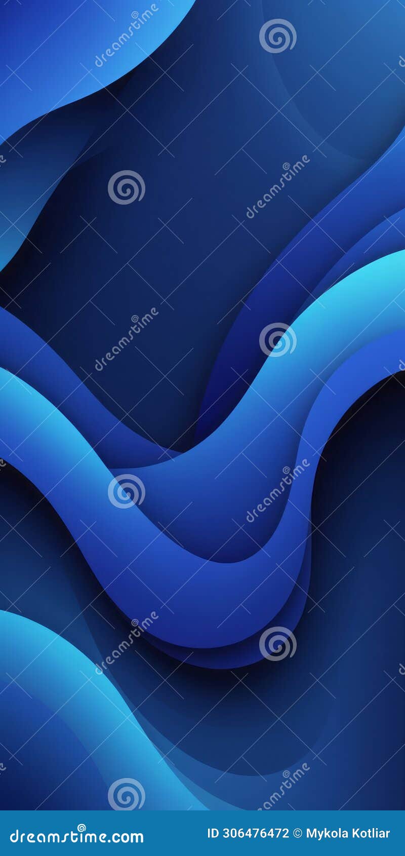 Freeform Shapes in Navy Indigo Stock Photo - Image of modern, concept ...