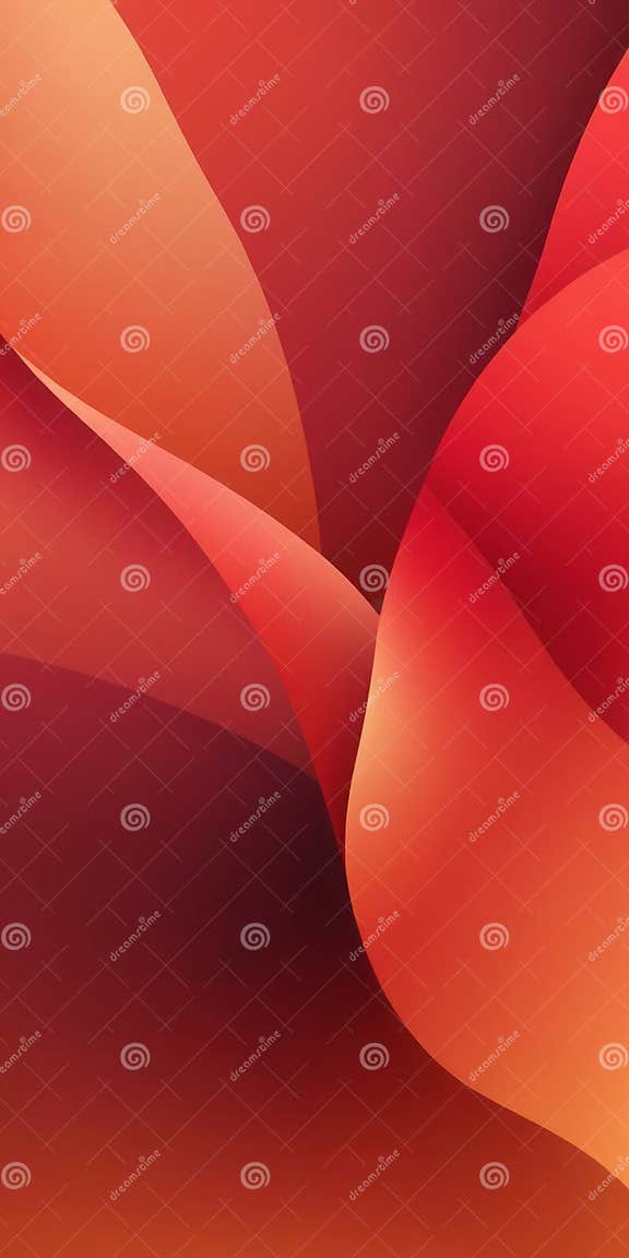 Freeform Shapes in Red Saddlebrown Stock Image - Image of wallpaper ...