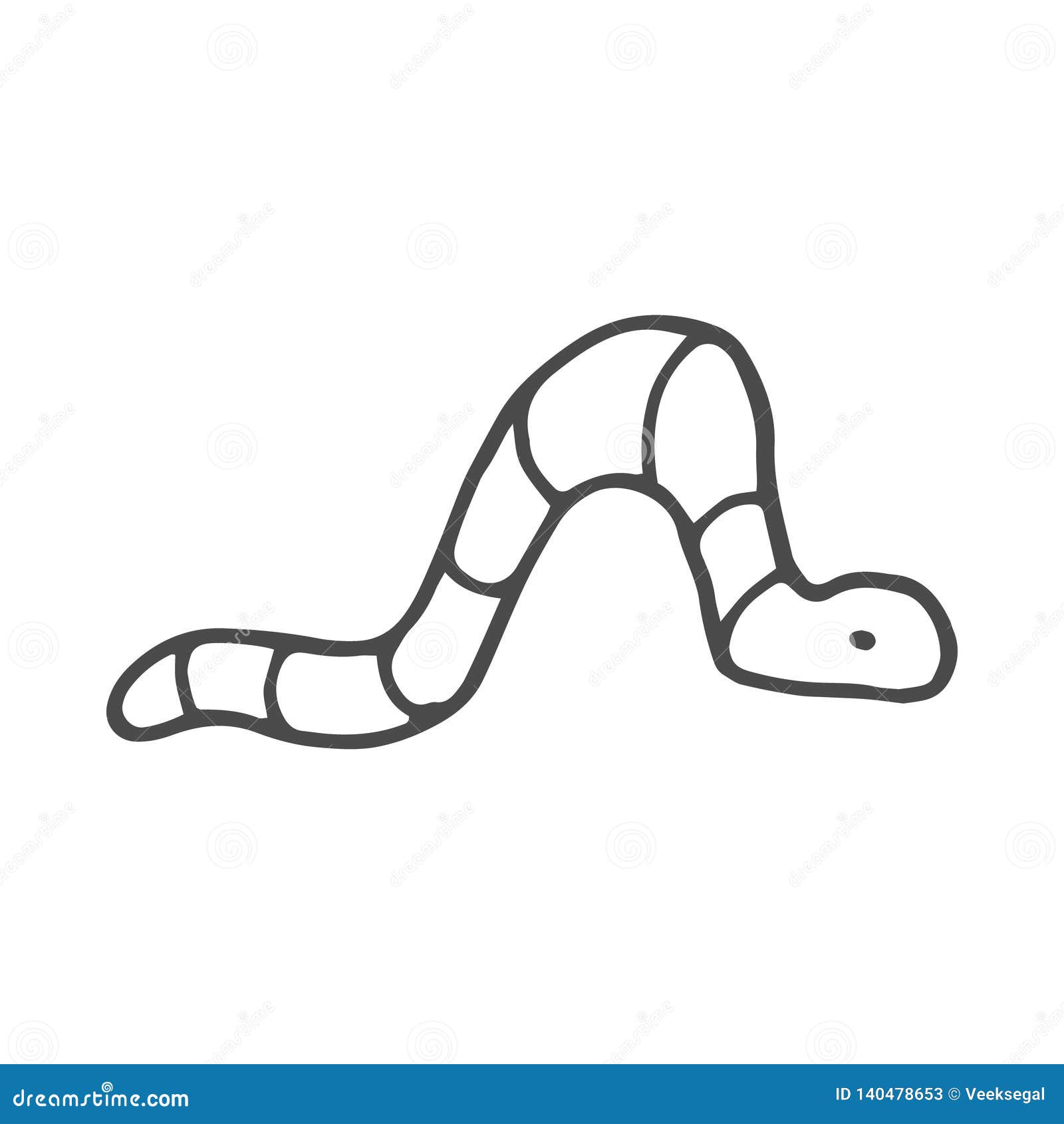 Freehand Drawn Black and White Cartoon Worm Stock Vector - Illustration ... Freehand Drawn Black and White Cartoon Worm Stock Vector - Illustration ...