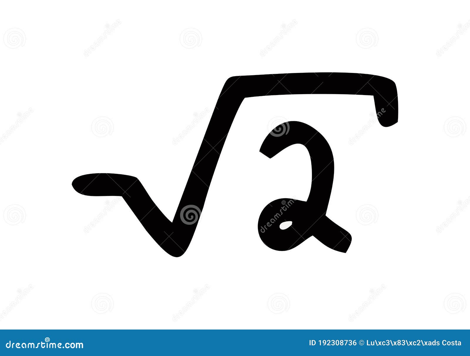 Square Root Sign Emoji Icon Illustration. Mathematic Vector Symbol ...
