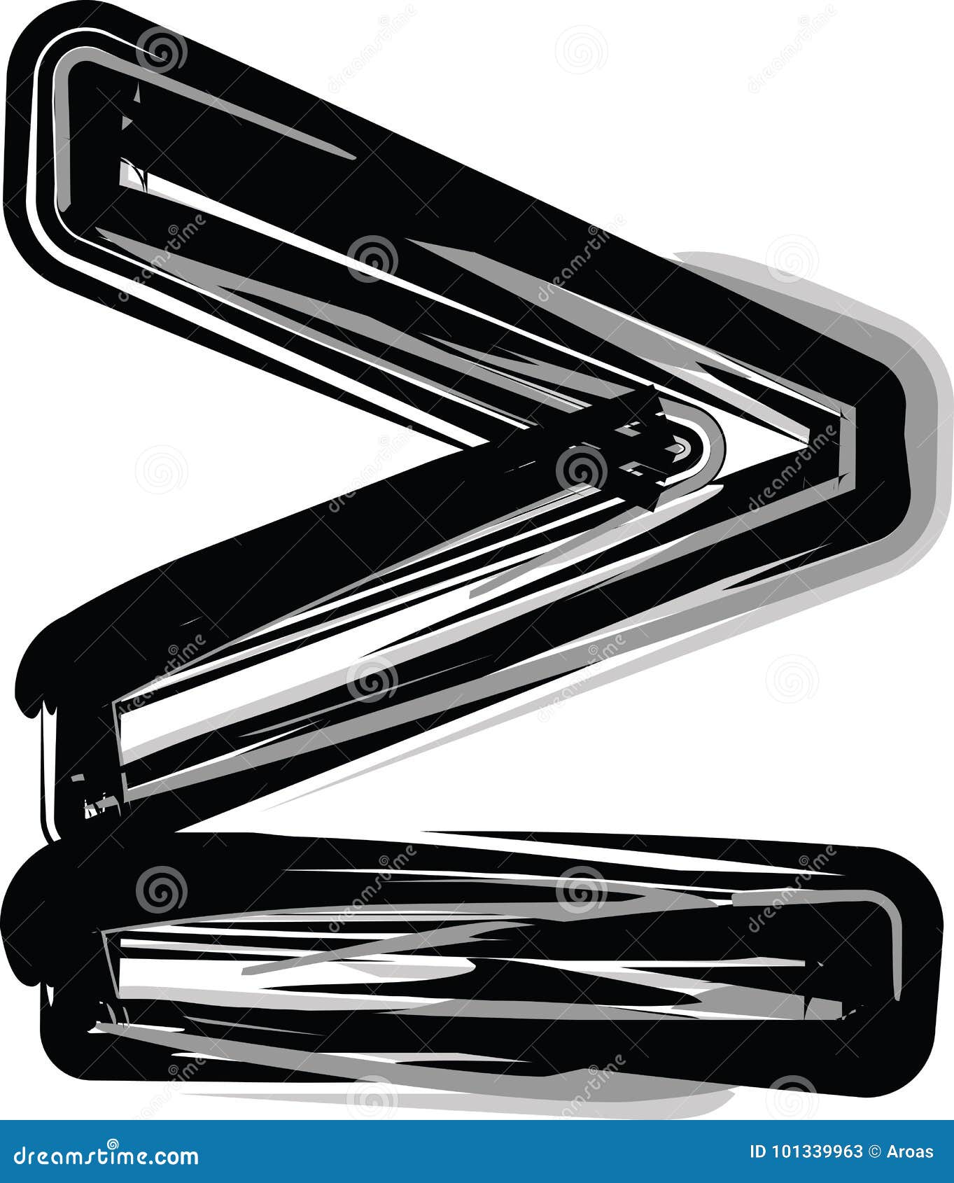 Freehand Symbol stock vector. Illustration of font, doodle - 101339963