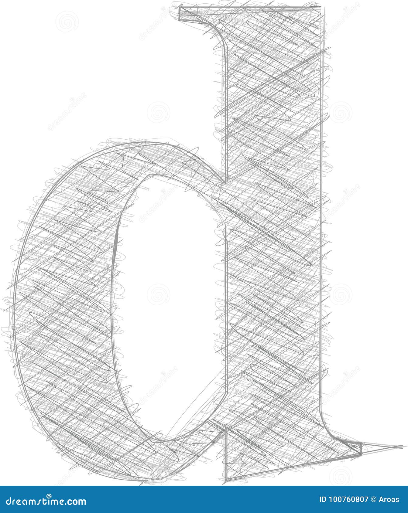 Freehand Typography Letter D Stock Vector - Illustration of graphic ...