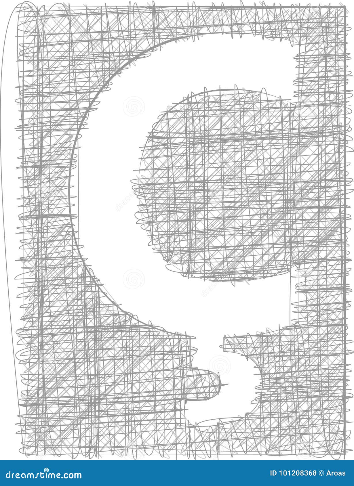 Freehand Symbol stock vector. Illustration of language - 101208368