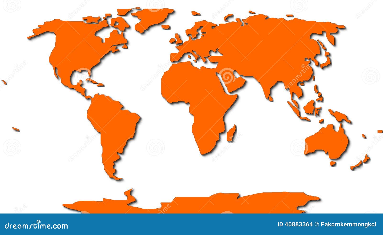 Freehand World Map Stock Photo | CartoonDealer.com #41010240