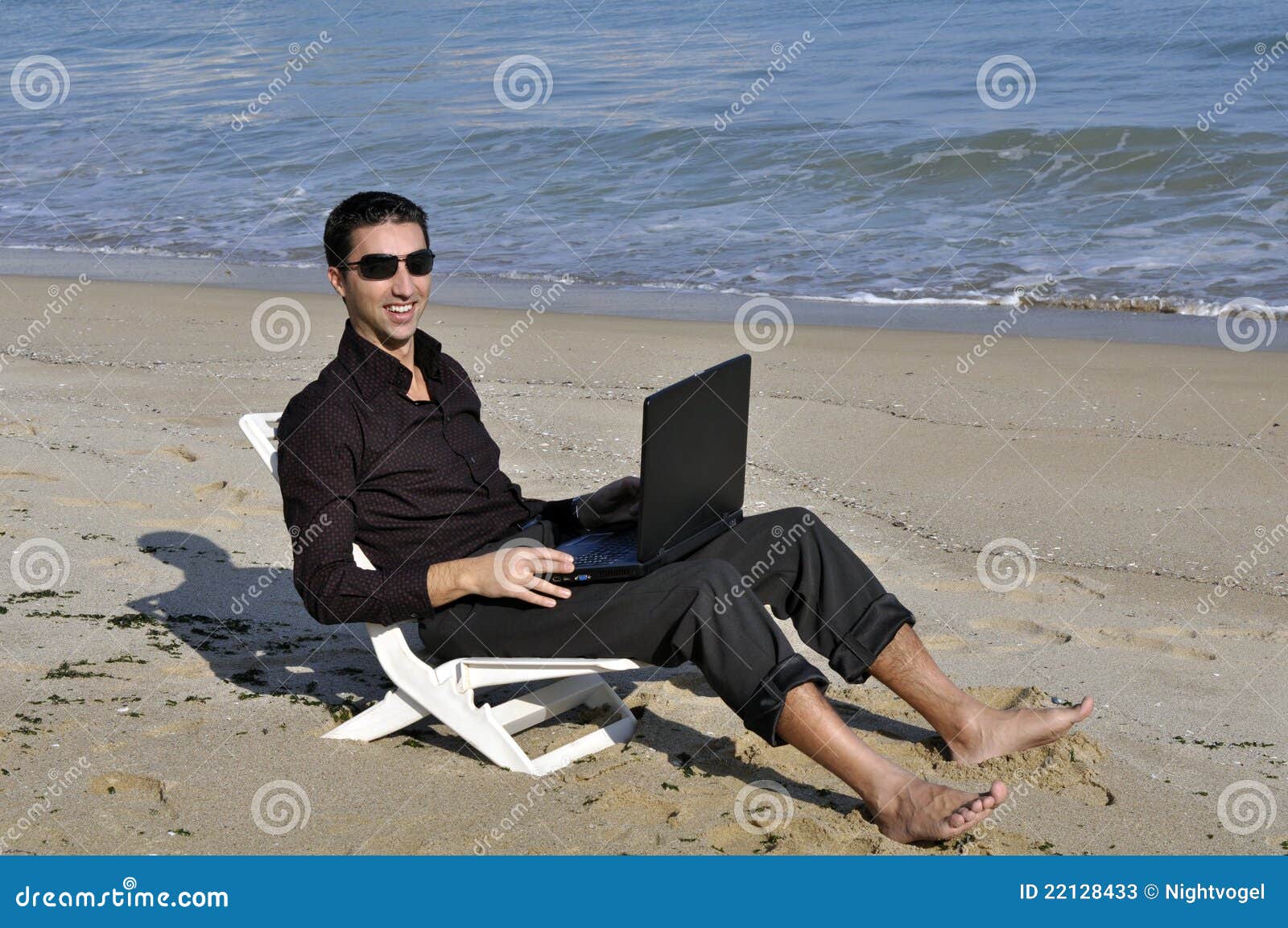 Freelance stock image. Image of coast, concept, happy - 22128433