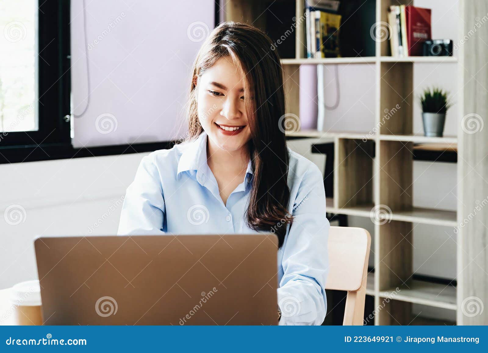 Freelance Concept,female Using Computers To Design Work As Ordered by ...