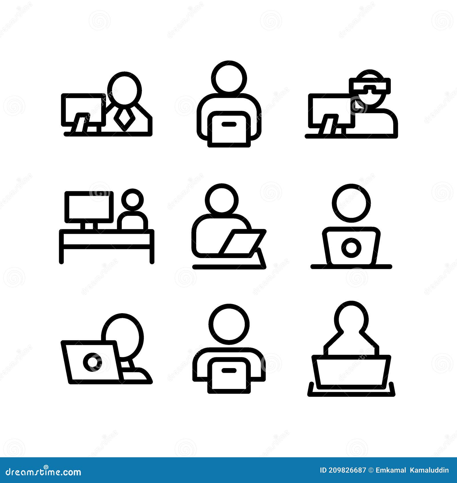 Freelance Symbol Oder Logo Isolierte Zeichensymbolvektorillustration ...