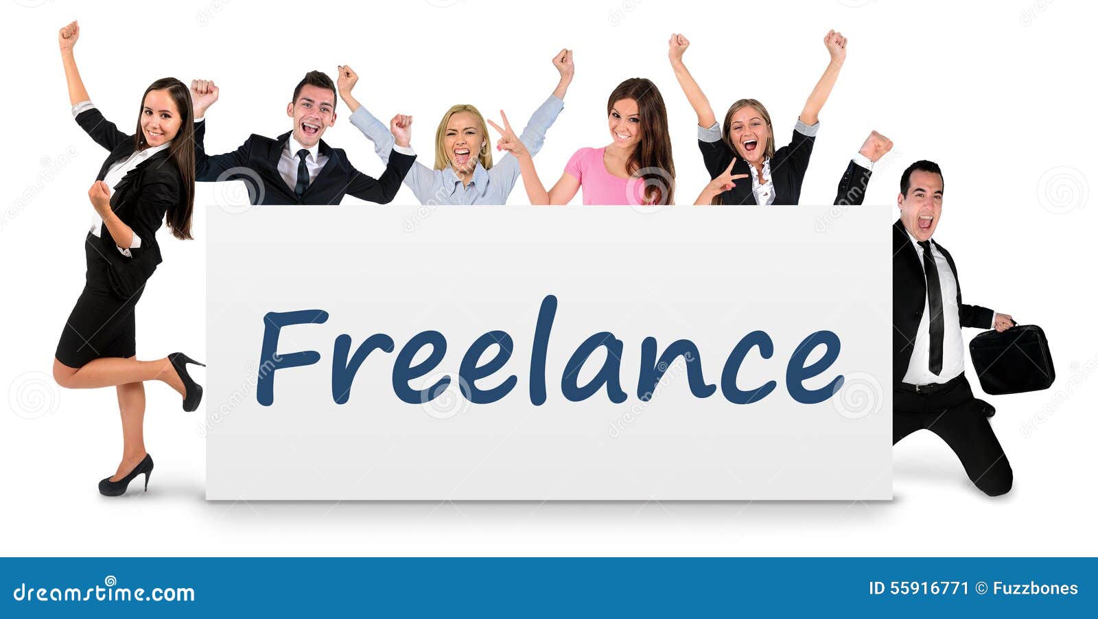 Freelance word on banner stock image. Image of poster - 55916771