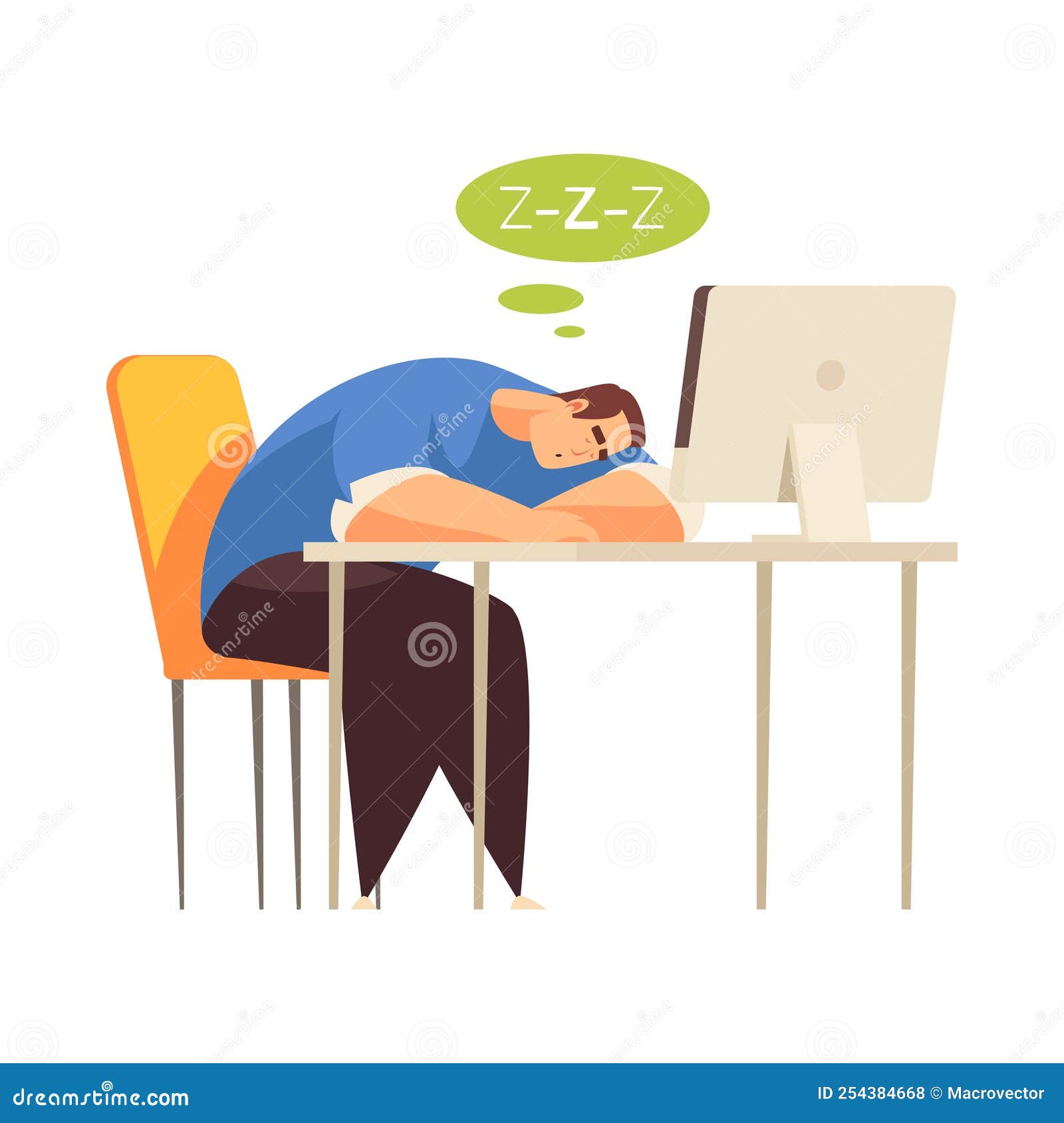 Person In Front Of Computer Clipart Picture
