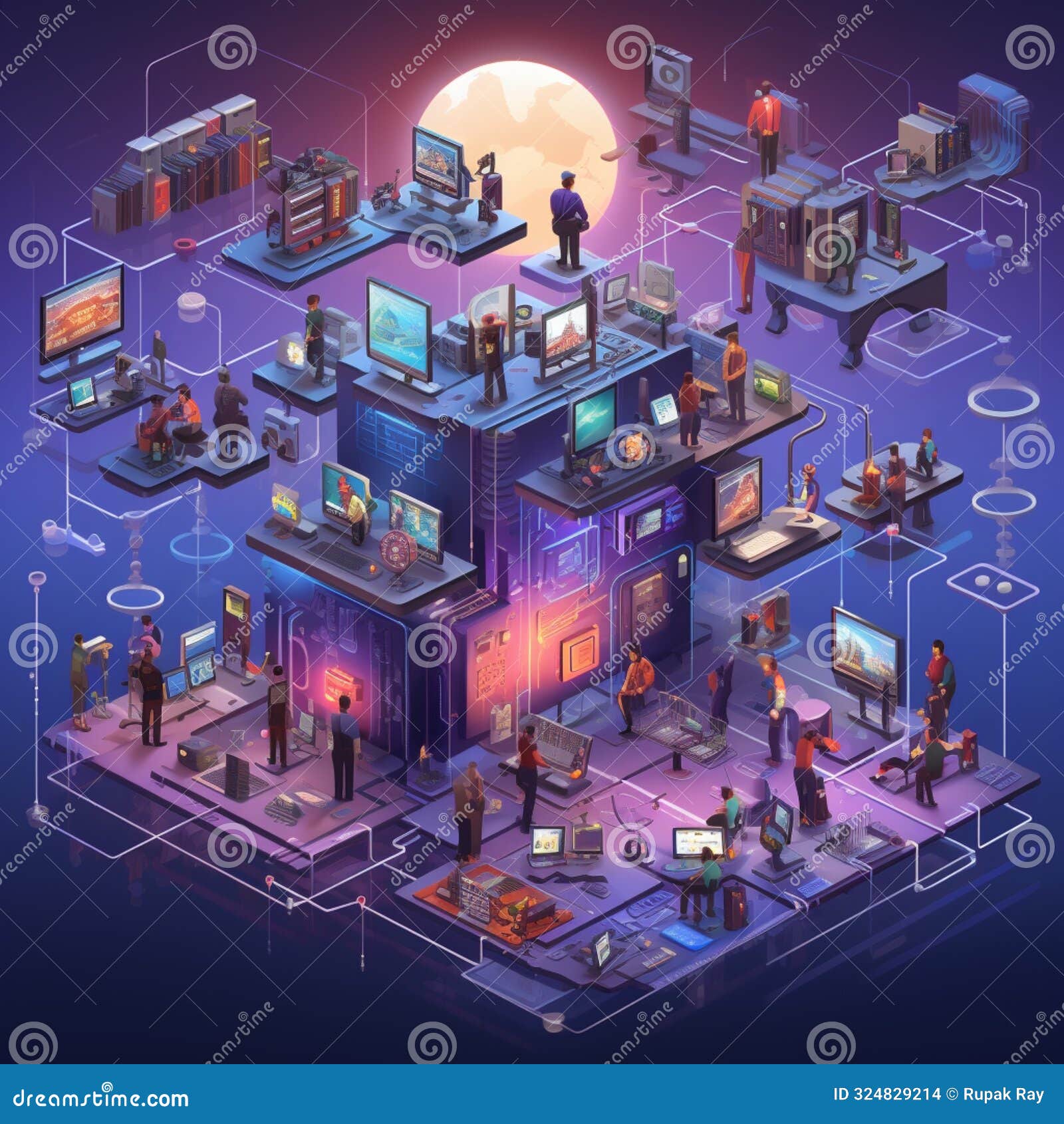 Freelancing Concept Wallpaper in Abstract Background Image Stock ...