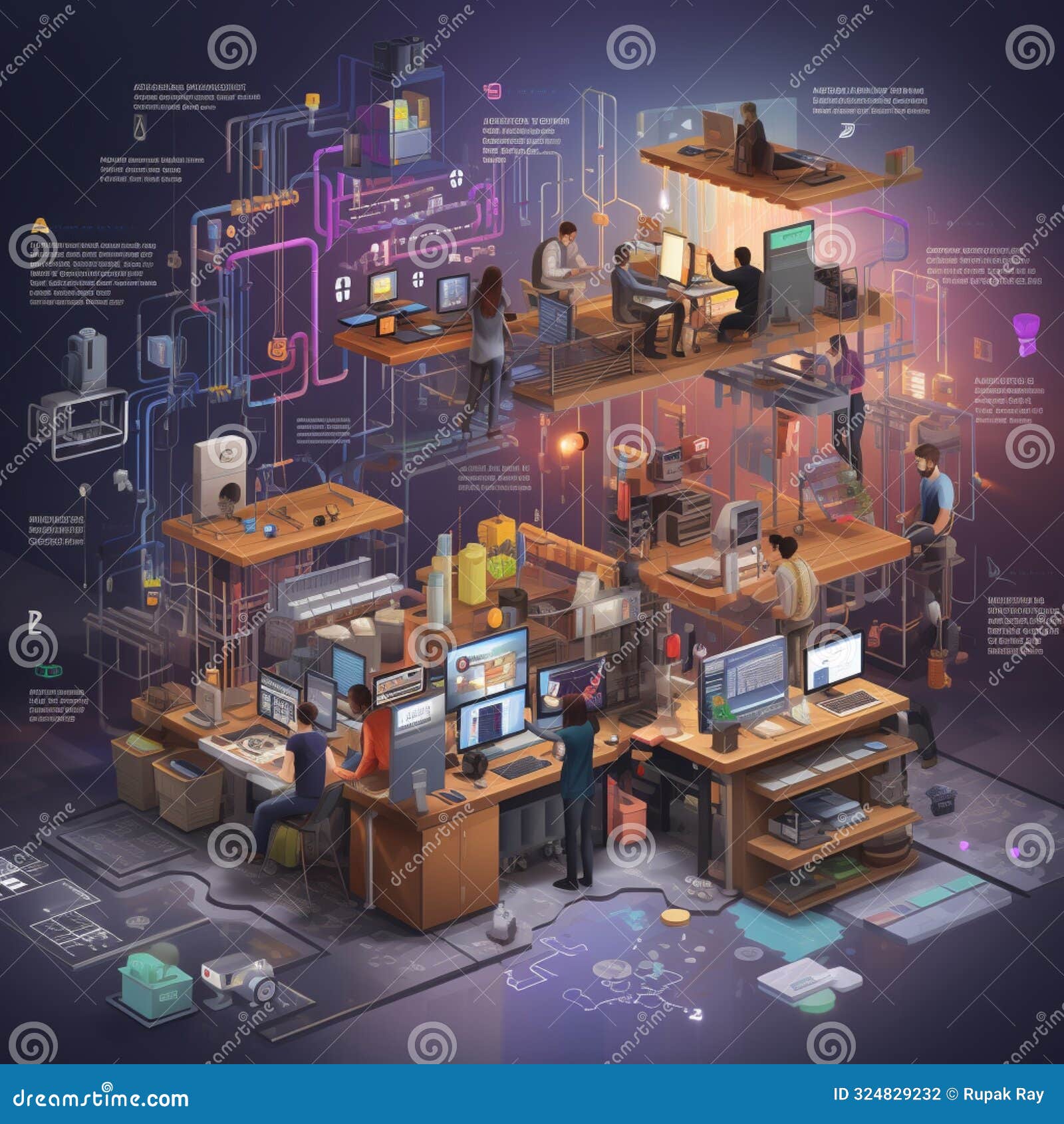 Freelancing Concept Wallpaper in Abstract Background Image Stock ...